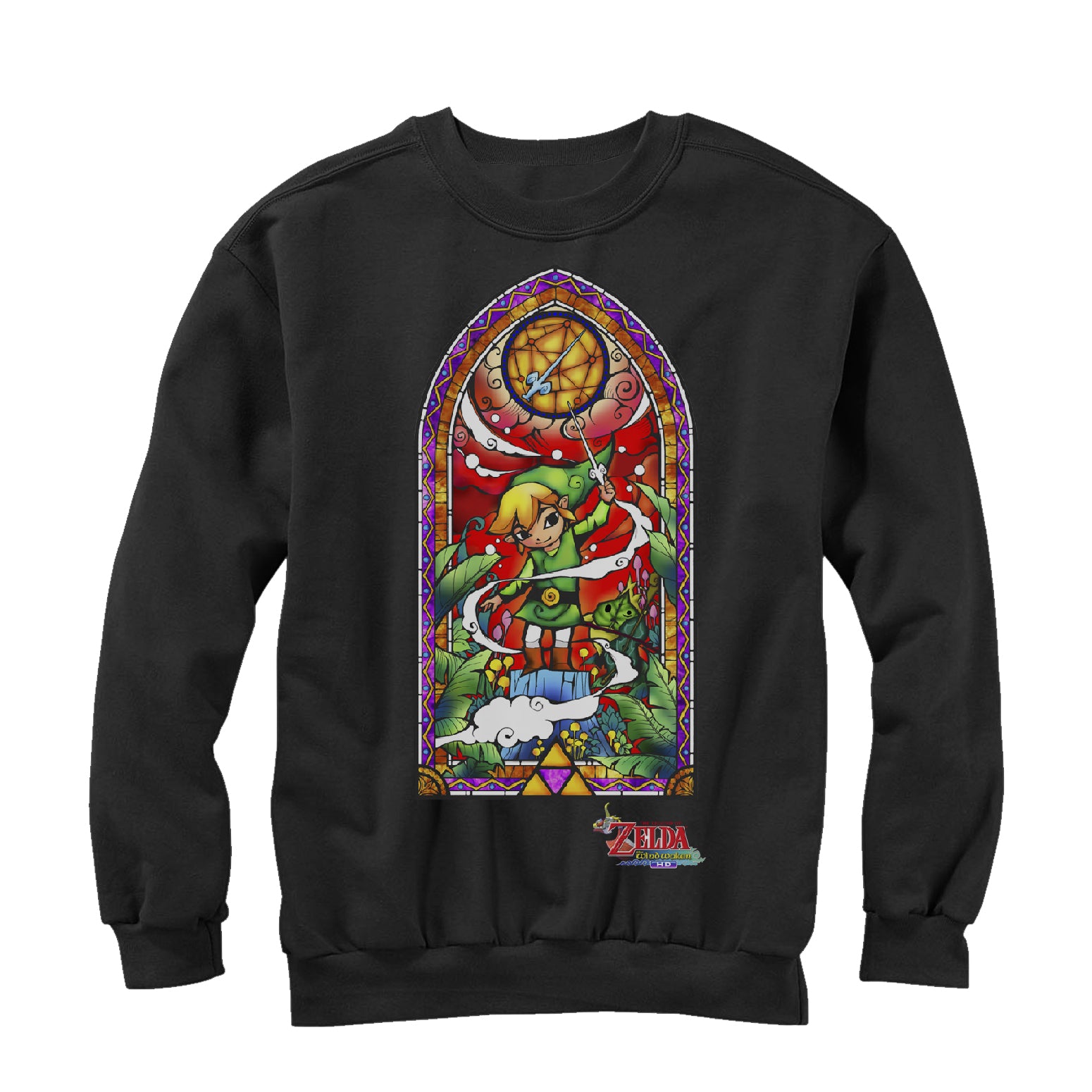 Men's Nintendo Legend of Zelda Wind Waker Window Adult Sweatshirt ...