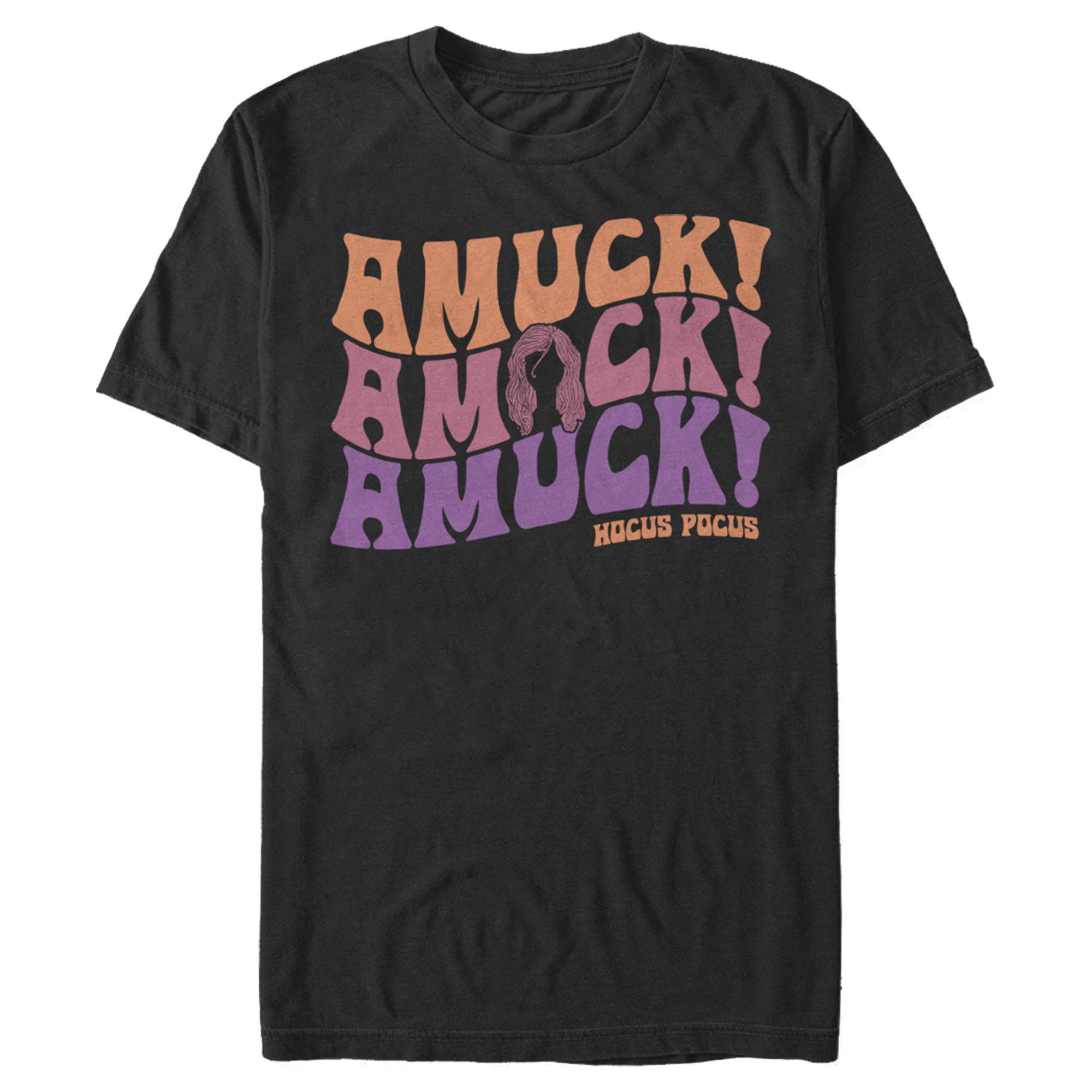 Men's Disney Hocus Pocus Amuck Phrase Adult T-Shirt | lilostore